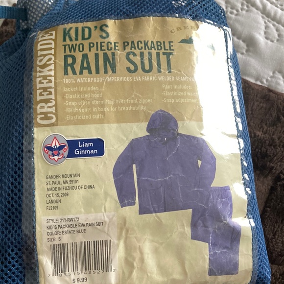 Creekside | Jackets & Coats | Nwt Creekside 2 Piece Rain Suit Perfect 4 ...